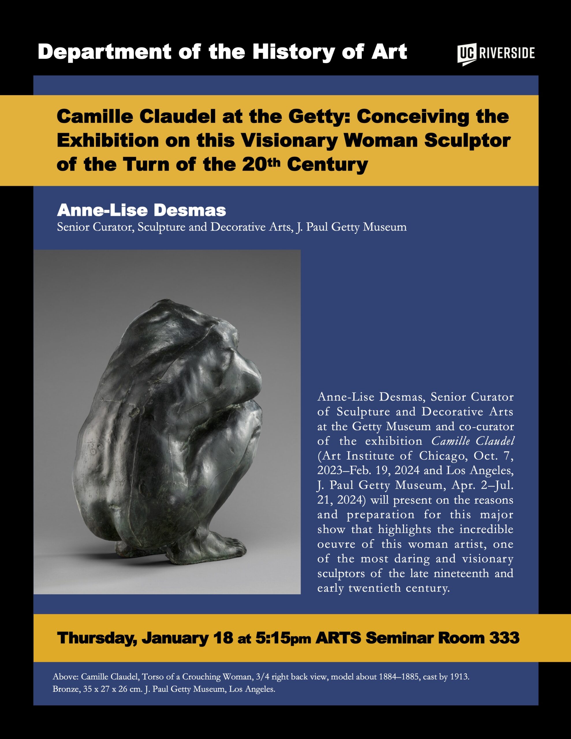 Camille Claudel at the Getty: Conceiving the Exhibition on this ...